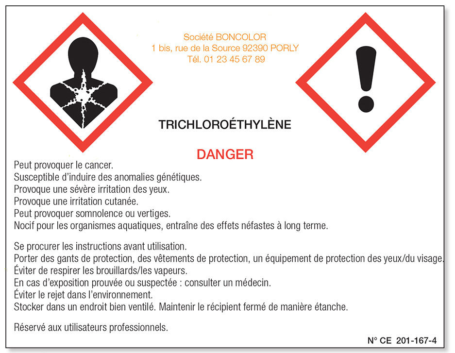 Classification et étiquetage des produits chimiques. À quoi sert cette ...